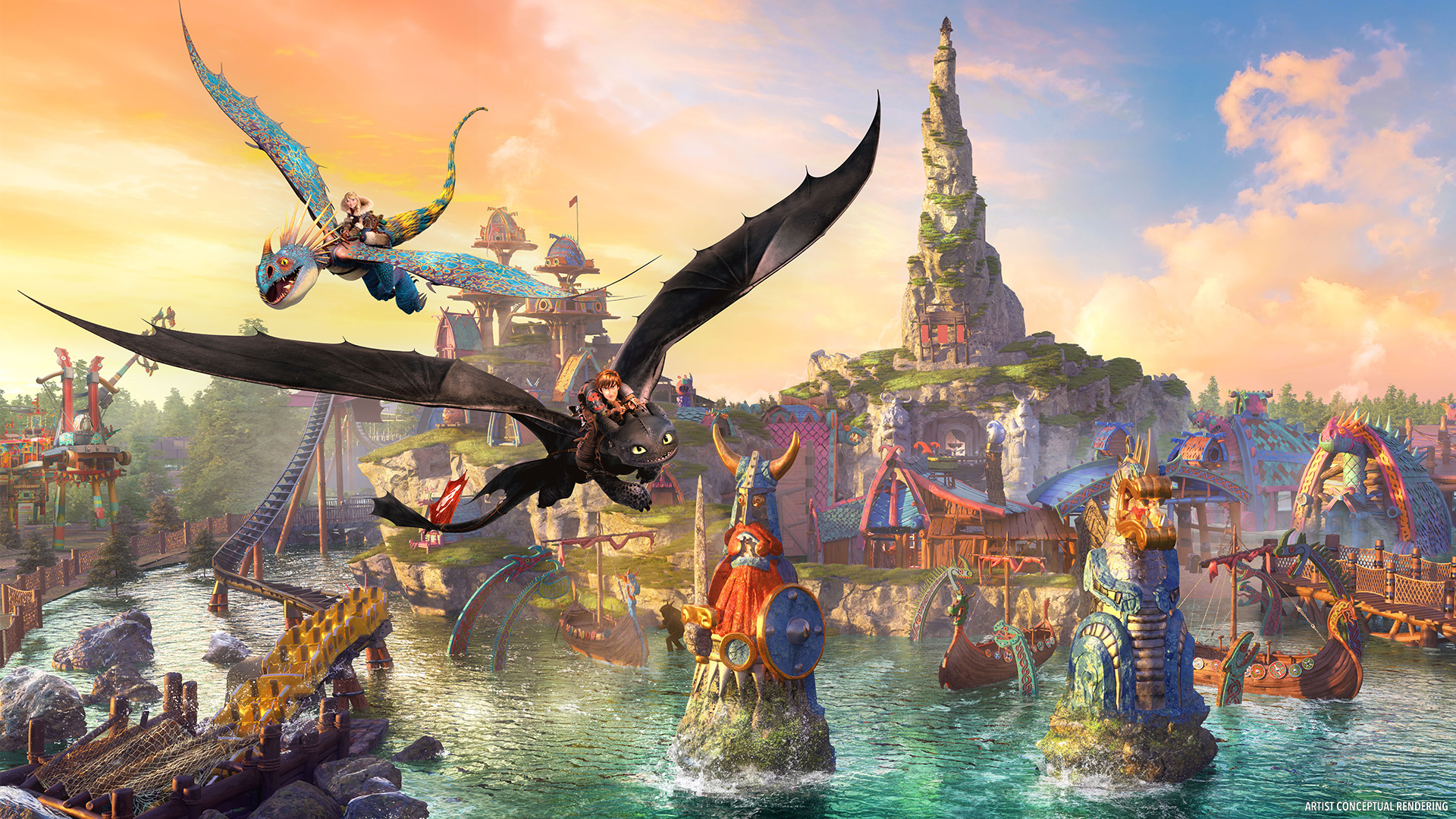 Universal Epic Universe : explorez la future zone Dragons